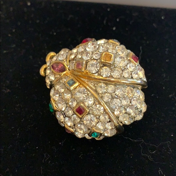 Vintage | Jewelry | Vintage Crystal Lady Bug Brooch | Poshmark
